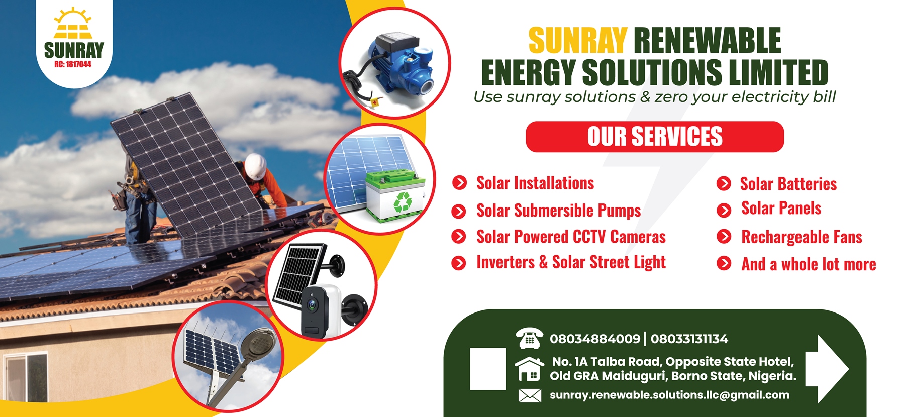 Sunray Renewable Energy Solutions Limited – Use Sunray Solutions and ...